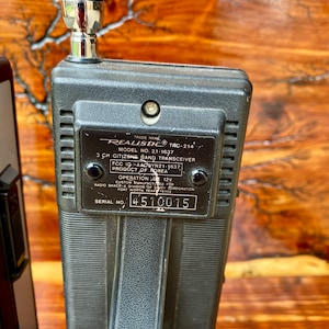 Pair of Authentic 1980s Radio Shack Realistic TRC-214 Walkie Talkies ...