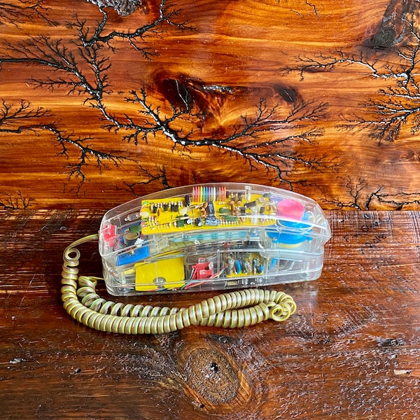 Clear Landline Phone - Etsy