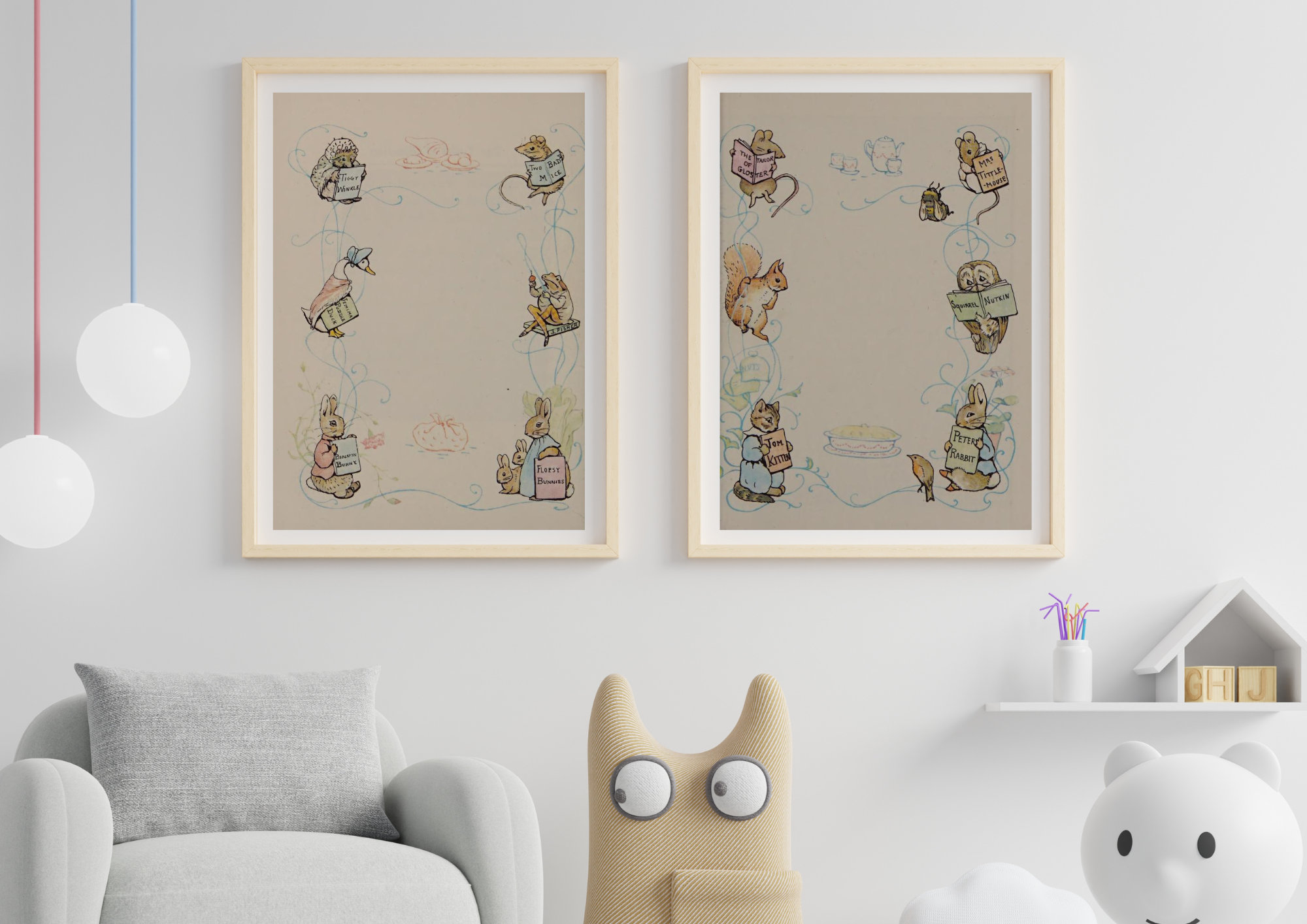 Beatrix Potter World Map PNG Download Istantaneo - Etsy