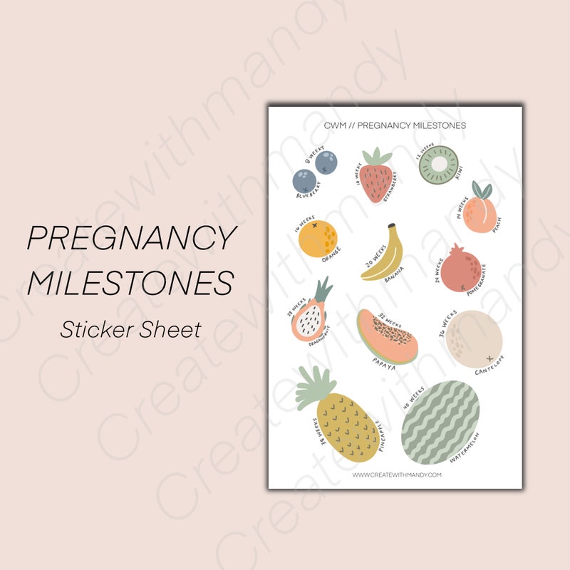 Pregnancy Stickers - Etsy