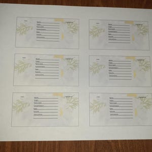 Printable & Fillable Tincture Labels – Herbalist’s Essentials, Ink ...