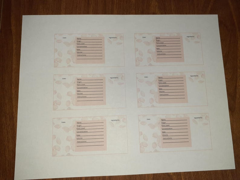 Printable & Fillable Tincture Labels – Herbalist’s Essentials - Etsy