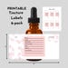 Printable & Fillable Tincture Labels – Herbalist’s Essentials - Etsy
