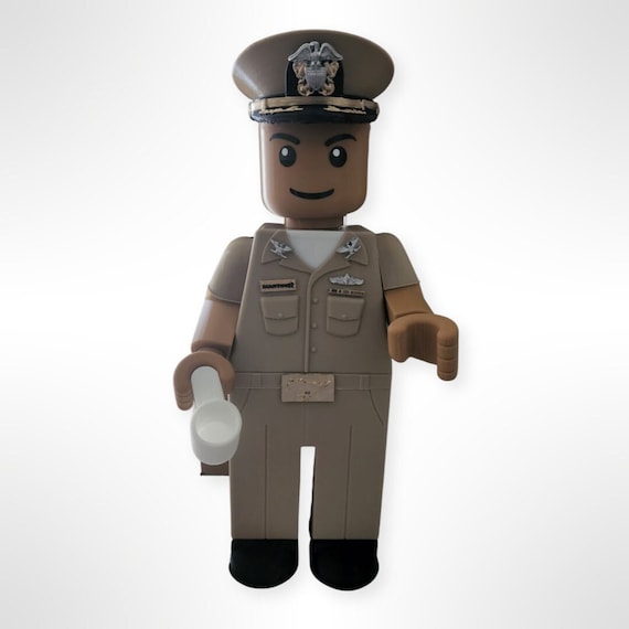 US Navy Officer Naval Officer Figurine 11 and 14 Inch Free - Etsy