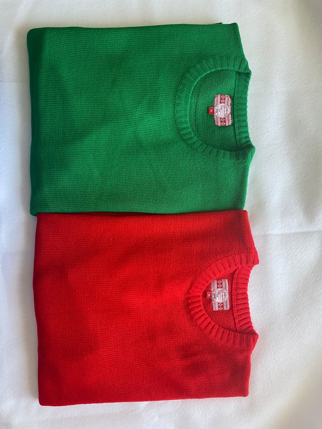 New Red Knit Sweater,new Green Knit Sweater, Red Pullover,green ...