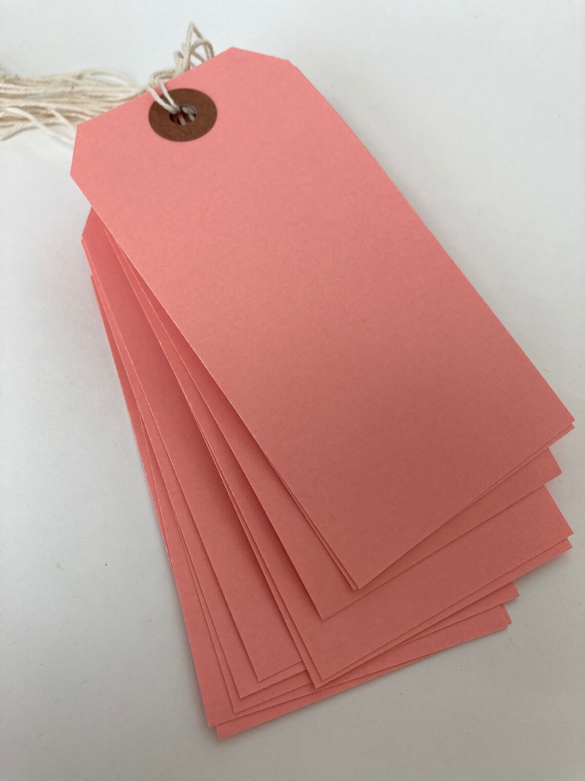 Pink Tags 10 piezas 4 3/4x2 3/8 Pink Hang Tags Valentine | Etsy