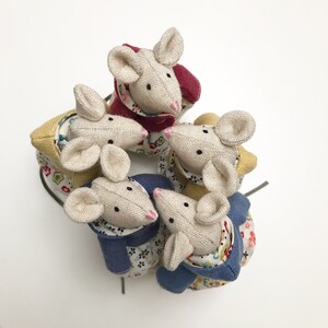 Linen Mouse Doll Linen Eco Gift Personalised Imaginary Friend Tiny ...