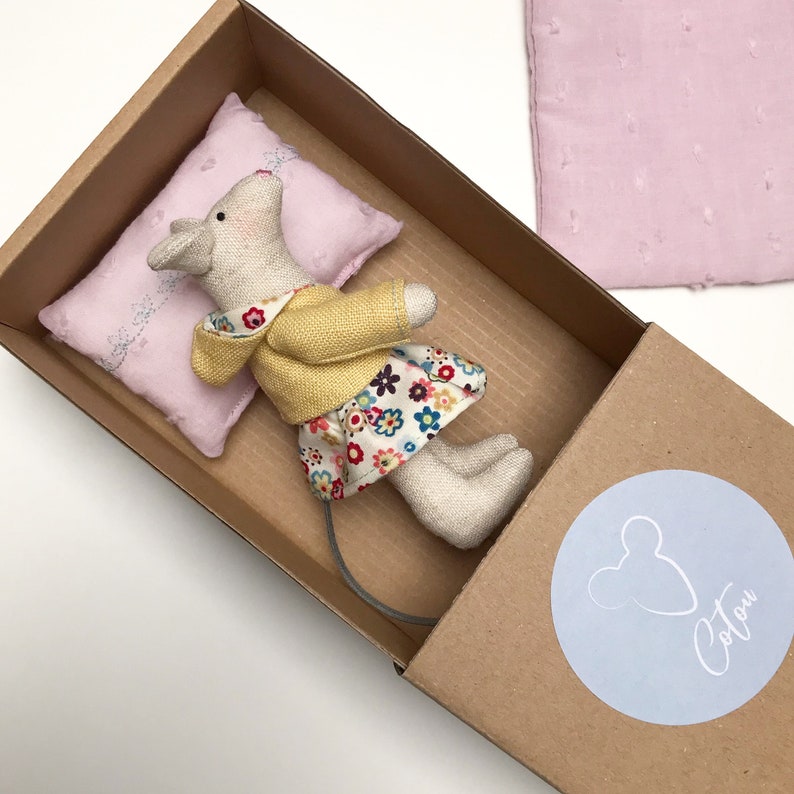 Linen mouse doll linen eco gift personalised imaginary | Etsy