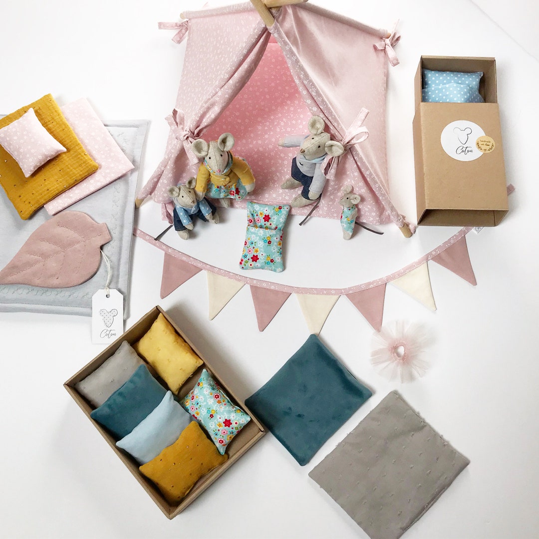 Mouse Family Set - Mouse Doll Family - Gift for Baby Girl - Gift for ...