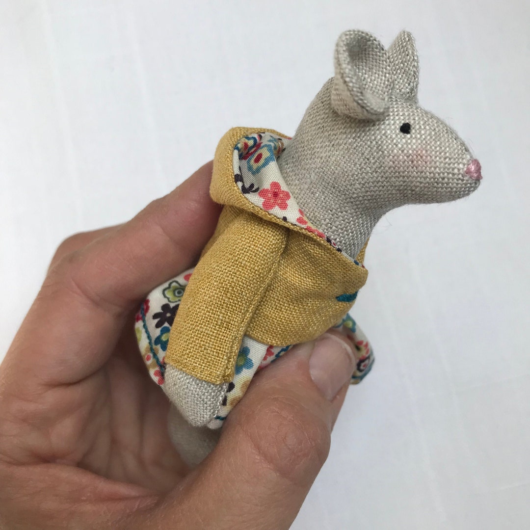 Linen Mouse Doll Linen Eco Gift Personalised Imaginary Friend Tiny ...