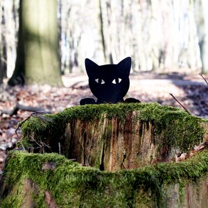 Cat Filemon Tin Ornament Garden Sculpture Yard Decor Metal Art - Etsy