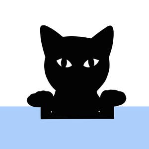 Cat Filemon Tin Ornament Garden Sculpture Yard Decor Metal Art - Etsy