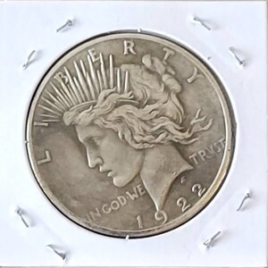 Two-sided Trick Coin - 1922 Liberty Dollar - Two Face - Double Headed ...