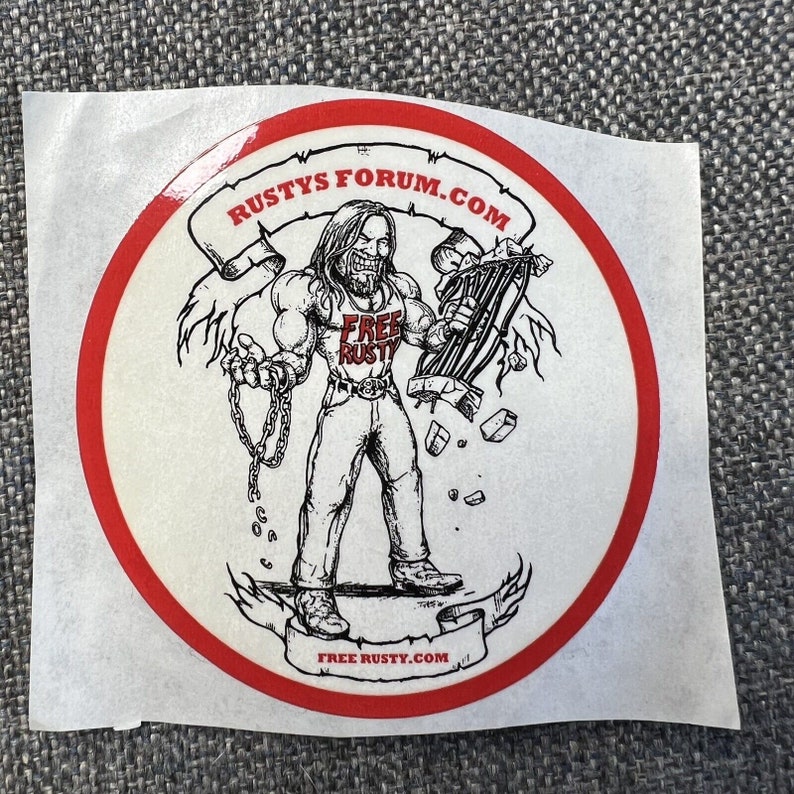 Vintage Hells Angels Free Rusty Sticker Rusty Forum - Etsy
