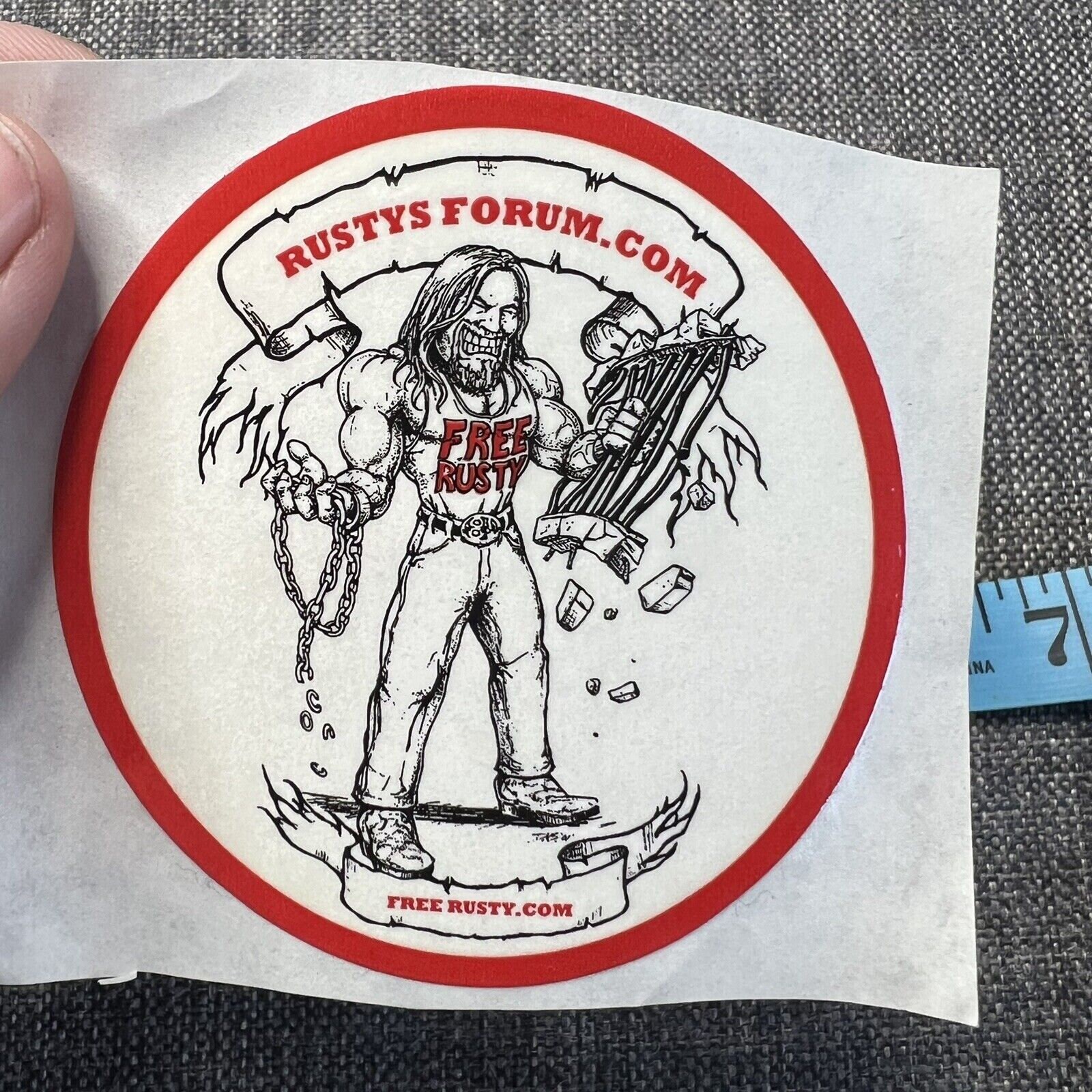 Vintage Hells Angels Free Rusty Sticker Rusty Forum - Etsy