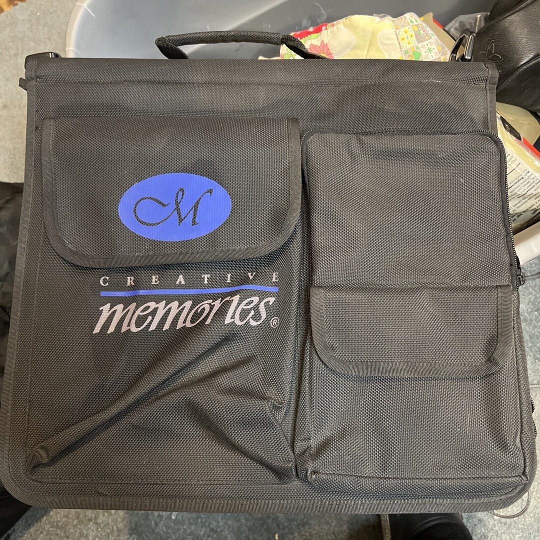 Creative Memories Black Memory Mate 3 Ring Binder Tote Organizer ...