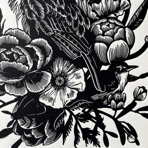 Rite of Spring - Original Handcarved Linocut Print, Limited Edition ...