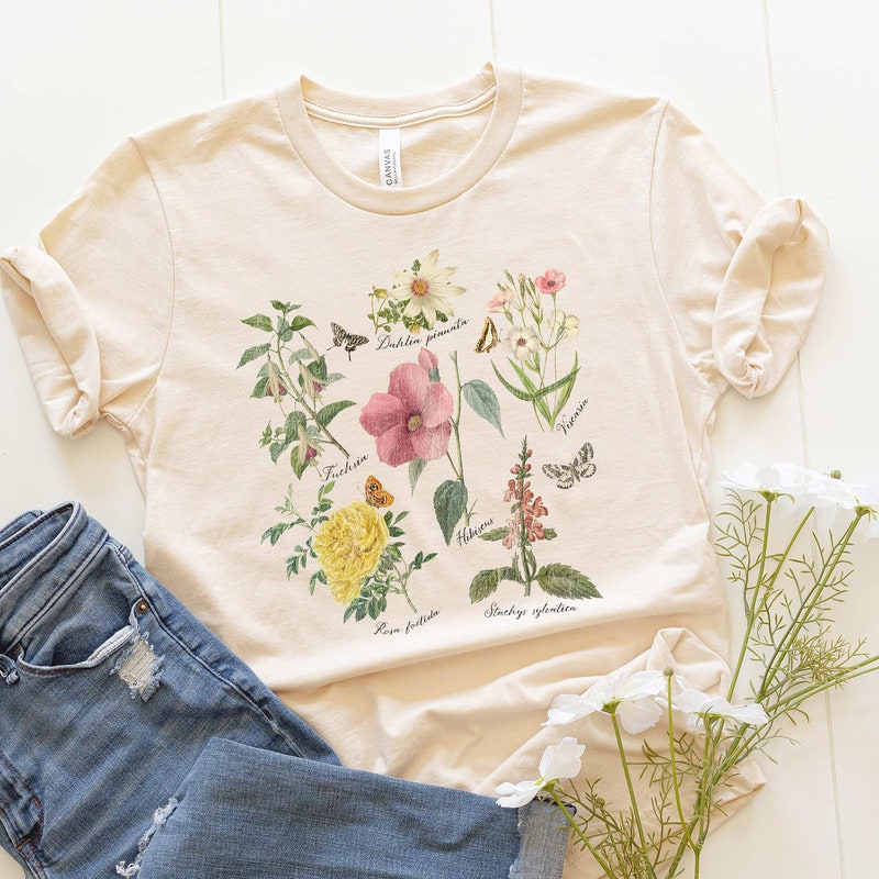 Botanical Shirt - Etsy