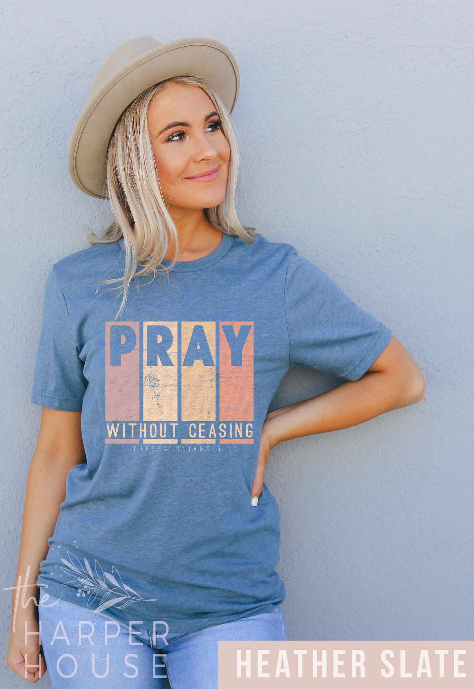 Pray Tshirt Cute Christian Shirts Faith Over Fear Jesus Shirt Women ...