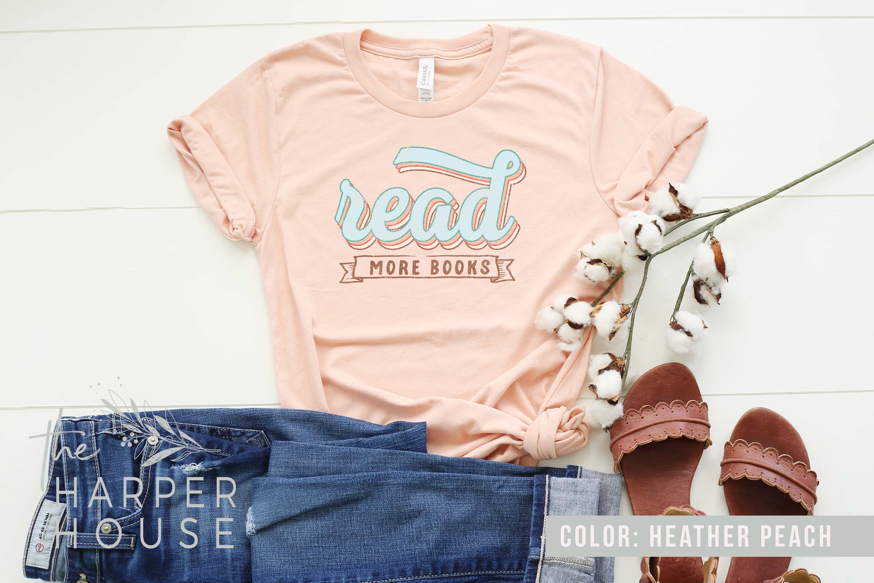 Book Tshirt Librarian Shirt Read More Books Librarian | Etsy