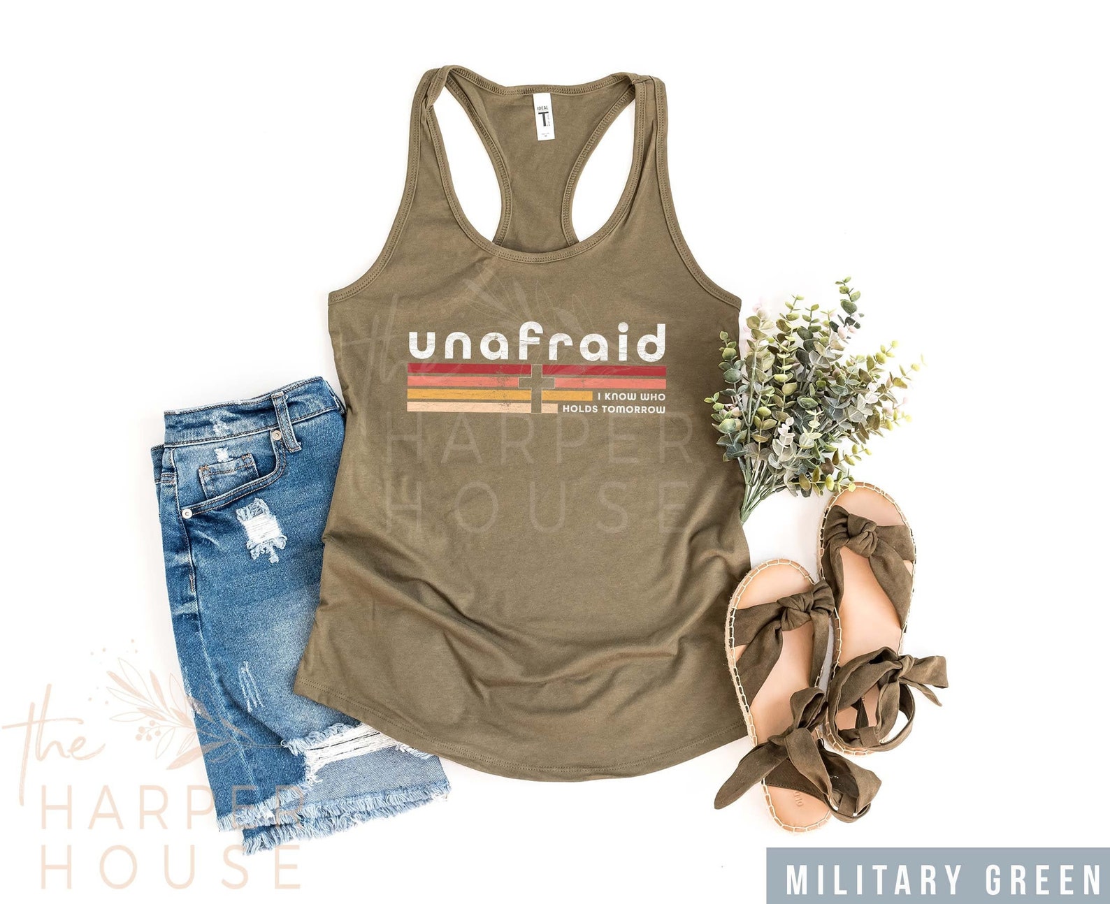 Tank Tops for Women Unafraid Shirt Summer Tanks Barre Tank - Etsy