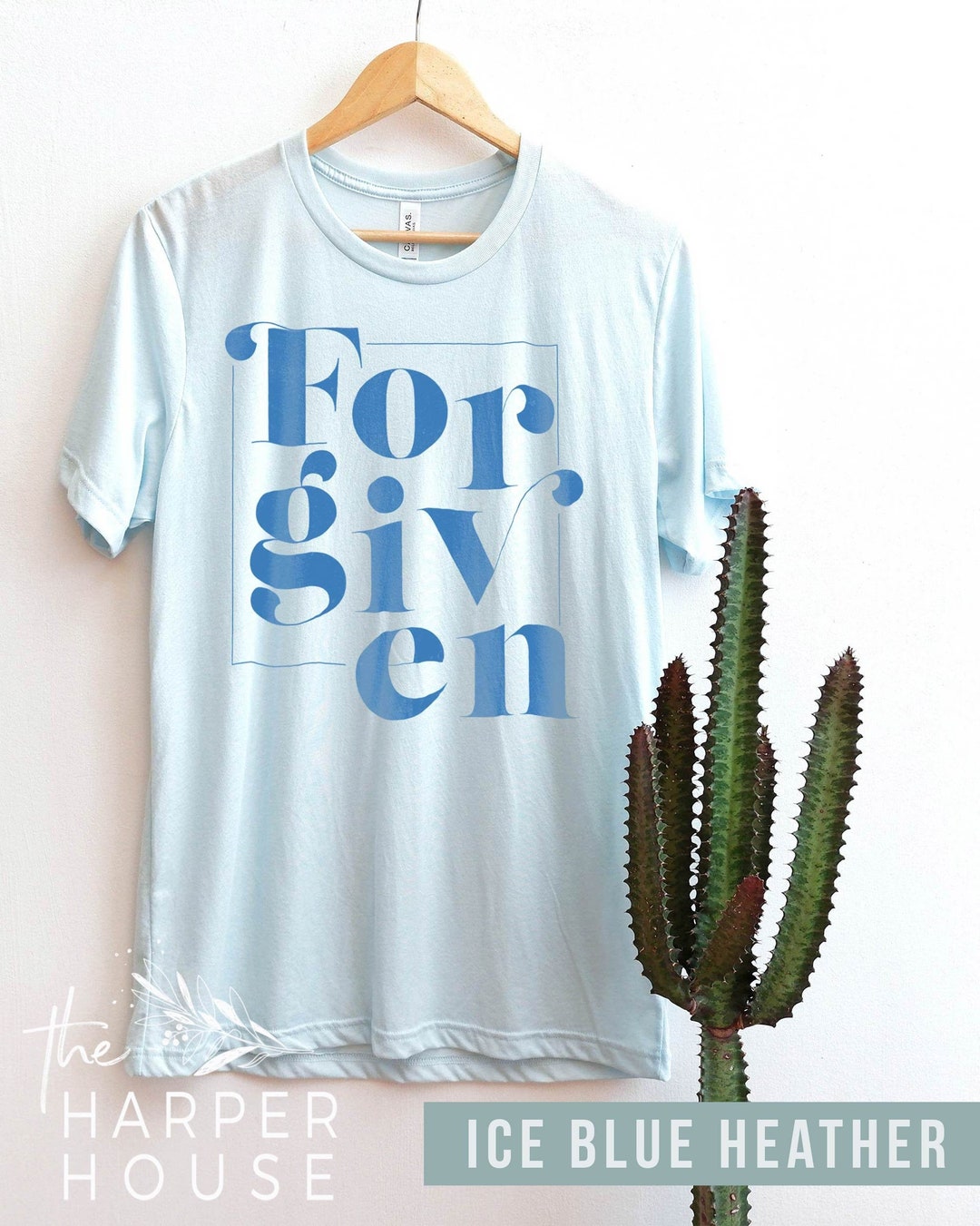 Forgiven Shirt Christian T Shirts for Women Inspirational Graphic Tees ...