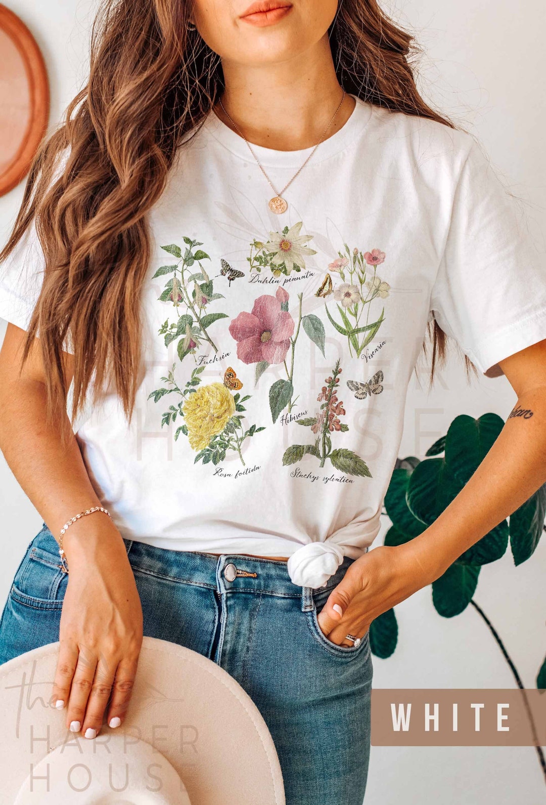 Botanical Shirt Cottagecore Tshirt Wildflower Floral Shirt Plant Shirt ...