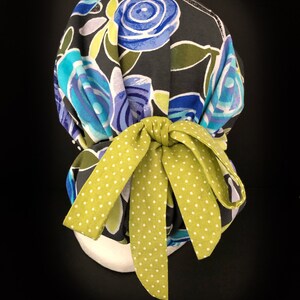 Two in One Scrub Cap, 4 Style Options. Reversible Surgical Cap With ...