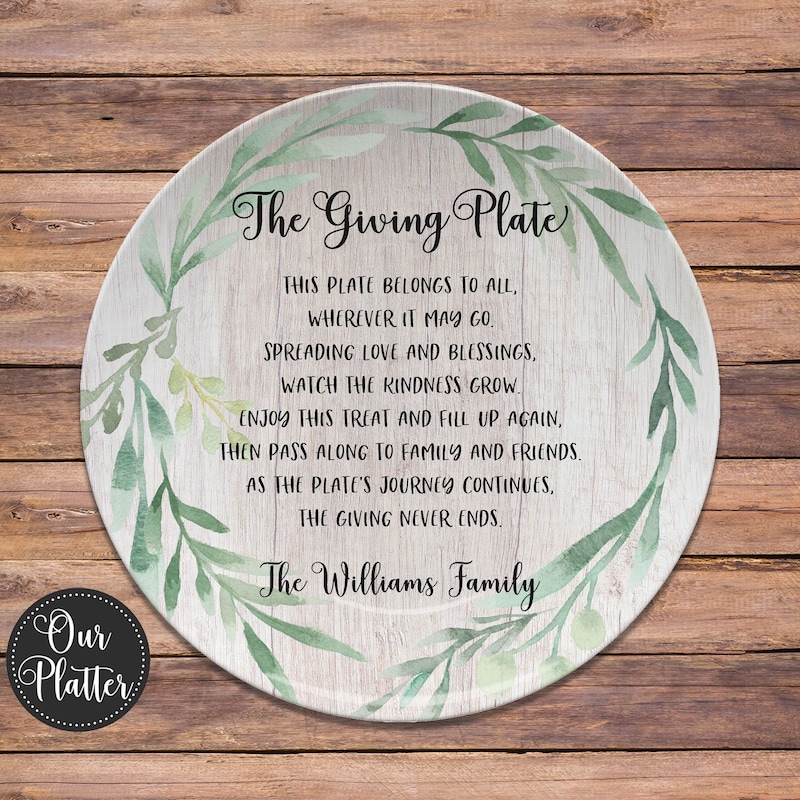 Giving Plate - Etsy