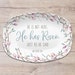 Easter Scripture Personalized Platter | He Has Risen, Matthew 28:6 ...