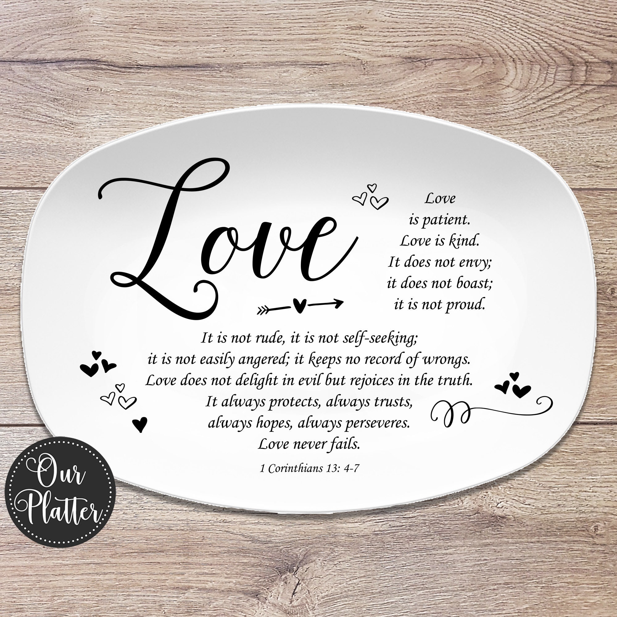 Christian Wedding Gift Platter - Etsy
