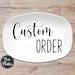 Quote, Bible Verse, Scripture Custom Personalized Platter, Customized ...
