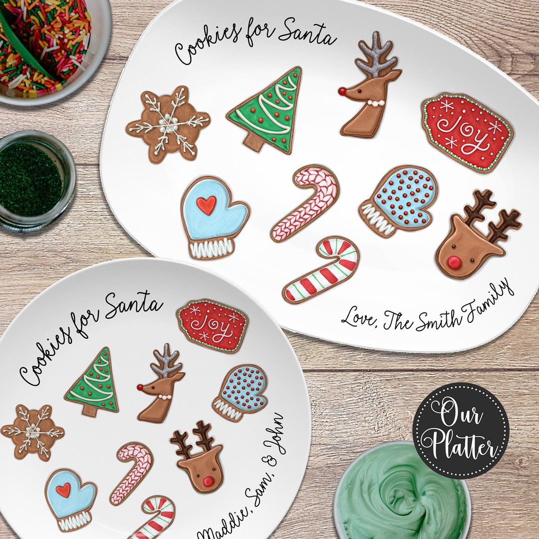 Cookies for Santa Personalized Plate | Keepsake Family Tradition ...