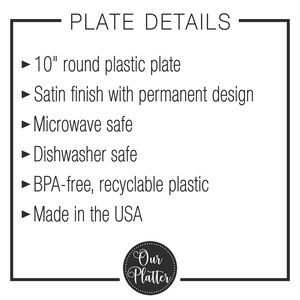 Custom Text Design Photo Logo Personalized Plate, Personalized Gift, 10 ...