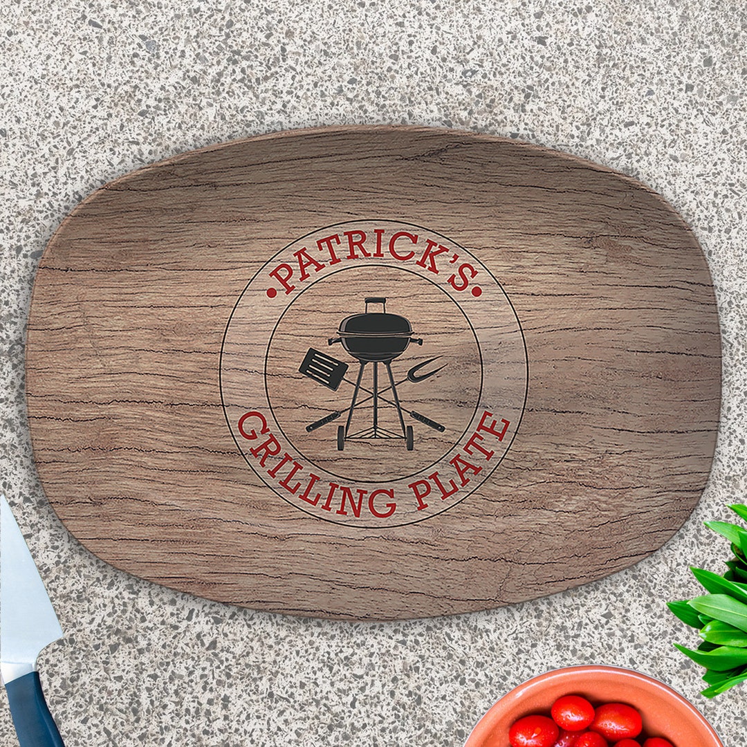 BBQ Grilling Platter for Dad, Father's Day Grill Gift, Personalized ...