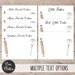 Favorite Cookies Art Printable Gift, Digital Download, DIY Add Your ...