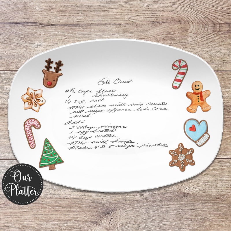 Recipe Plate - Etsy