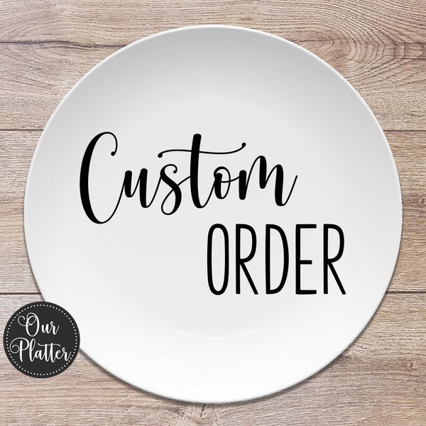 Custom Dinner Plates - Etsy