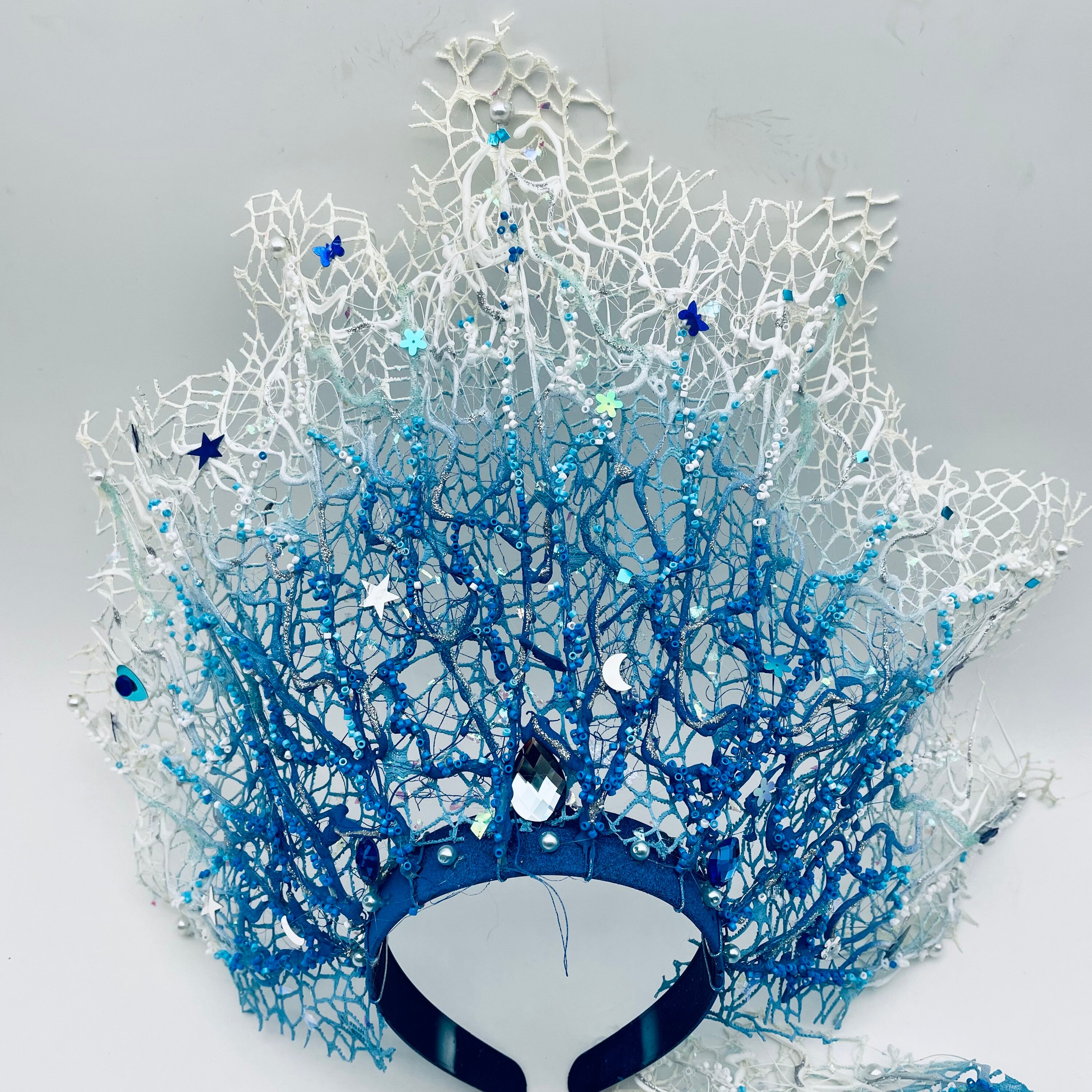 Waves Mermaid Coral Headpiece Sea Inspired Headpiece - Etsy