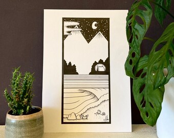 Pen and Ink Artwork | Etsy