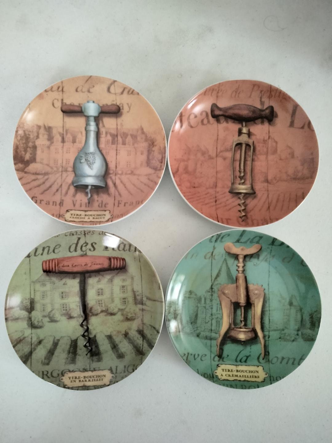 Prima Design Set of Four (4) Antique Corkscrew 6 " Plates NIB - Etsy
