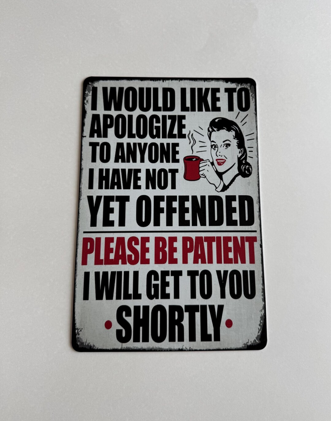 Funny Wall Sign, Metal Wall Sign, Wall Hanging, Wall Decor, Funny Sign ...