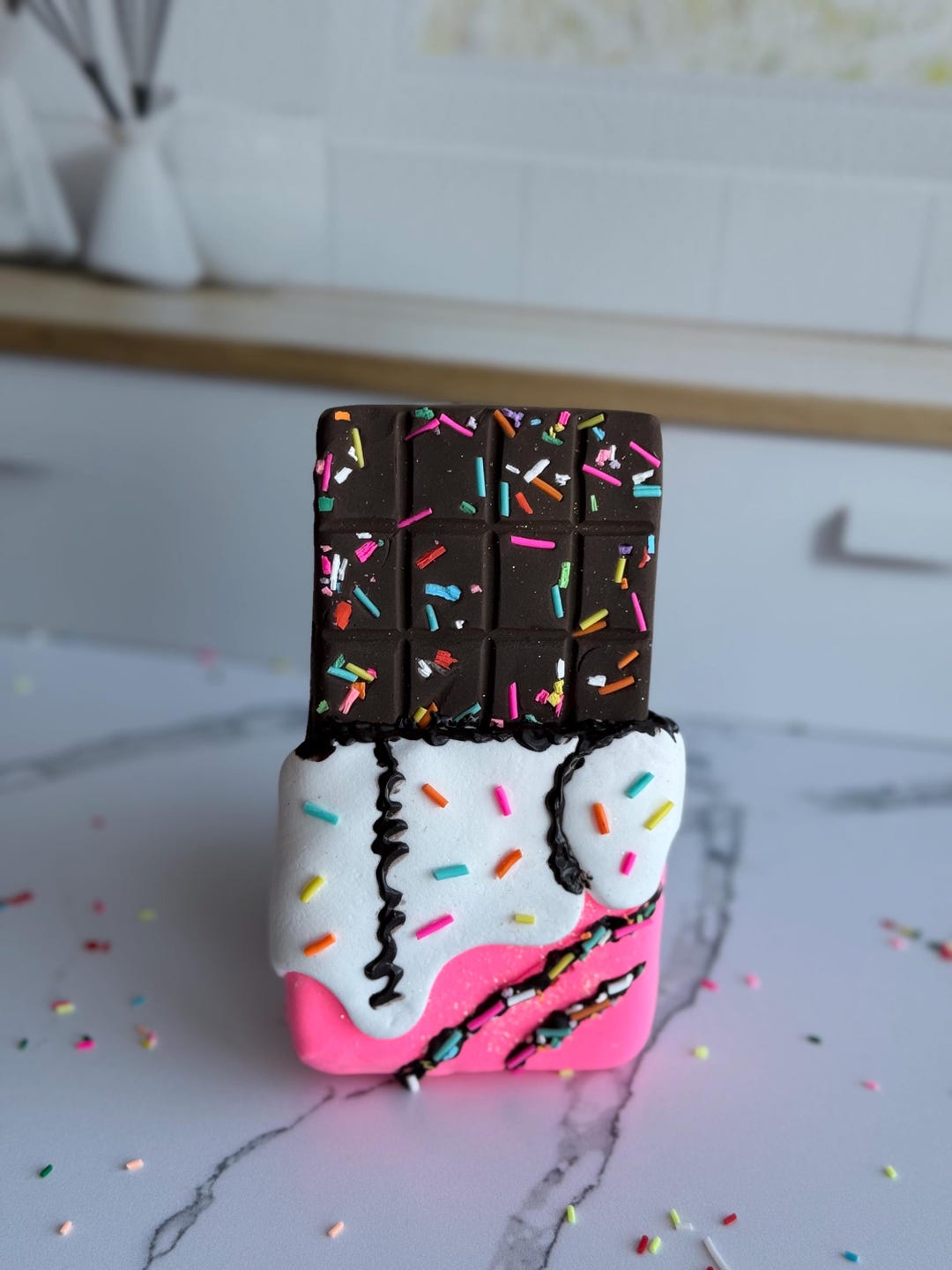 Faux Chocolate Bar, Whimsical Candy Bar, Fake Chocolate Bar, Fake Treat ...