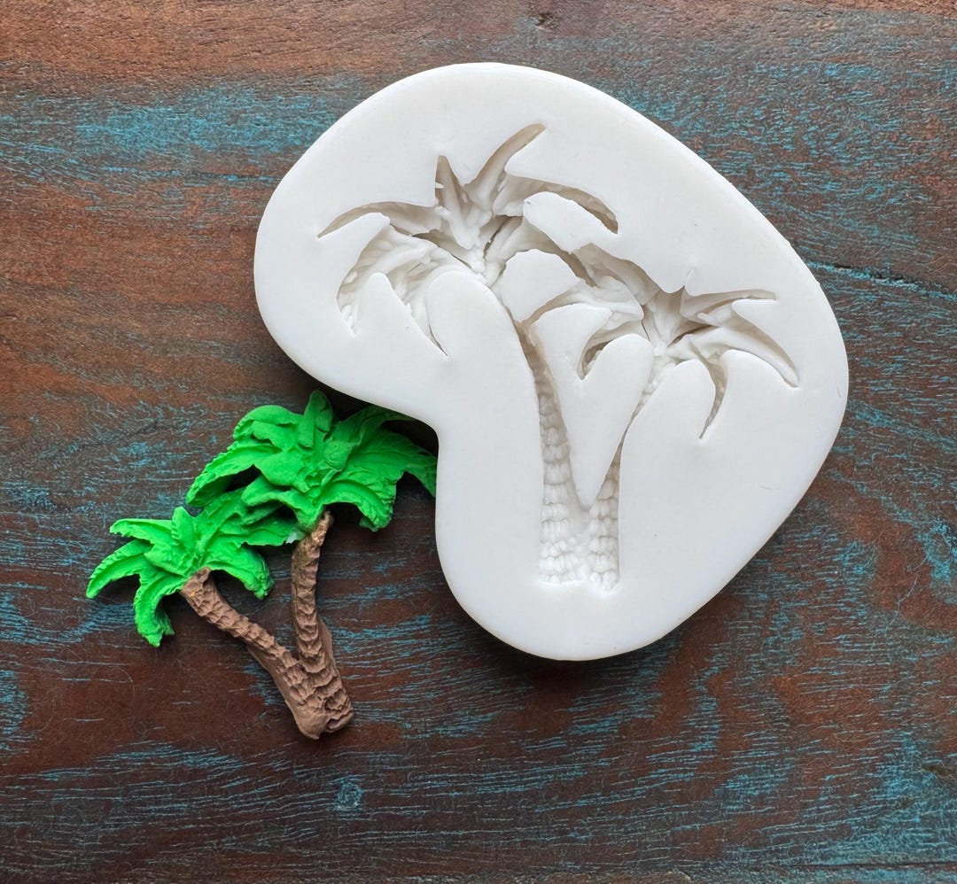Palm Tree Silicone Mold, Tropical Mold, Hawaiian Mold, Chocolate Mold ...