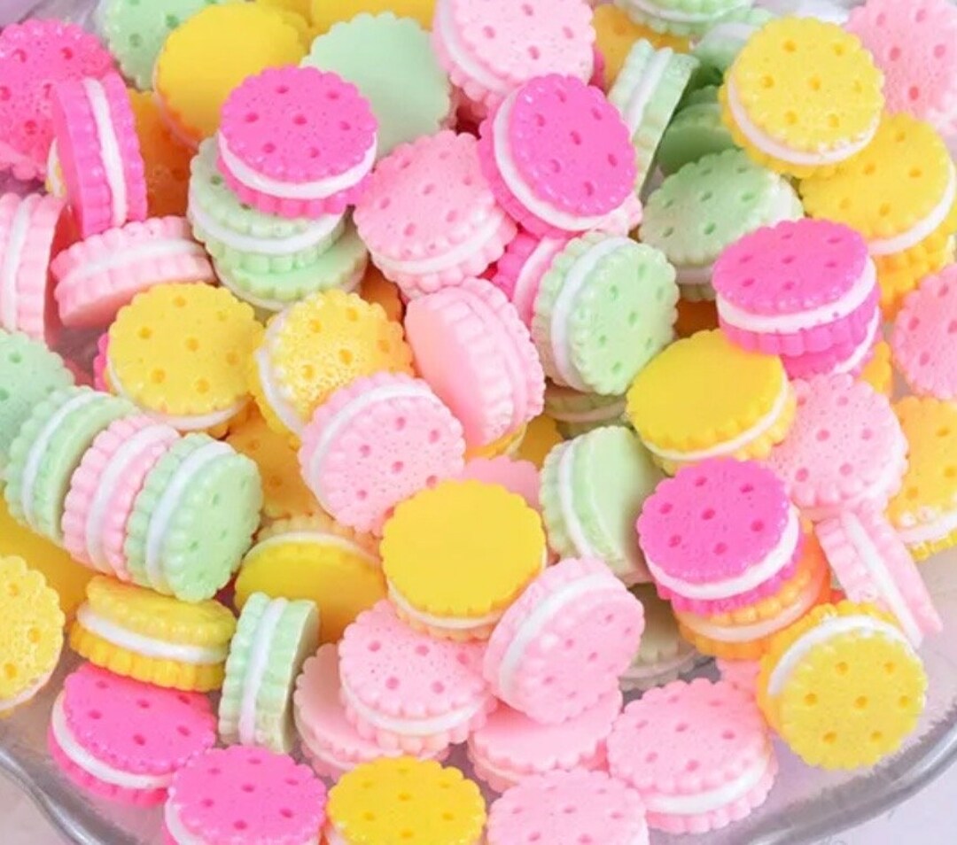 Mini Sandwich Cookie Cabochons, Cookie Cabochons, Sandwich Cookie ...
