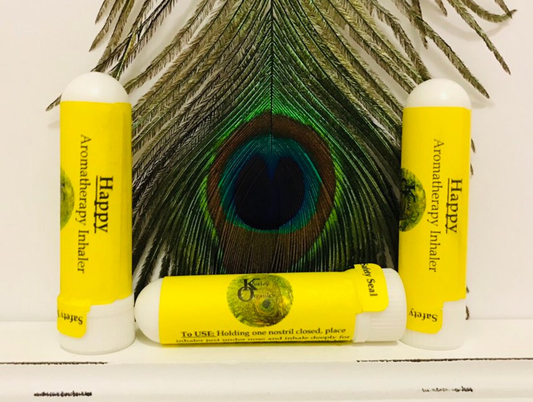 Aromatherapy Inhaler...happy/organic Inhaler/essential Oil Blend With ...