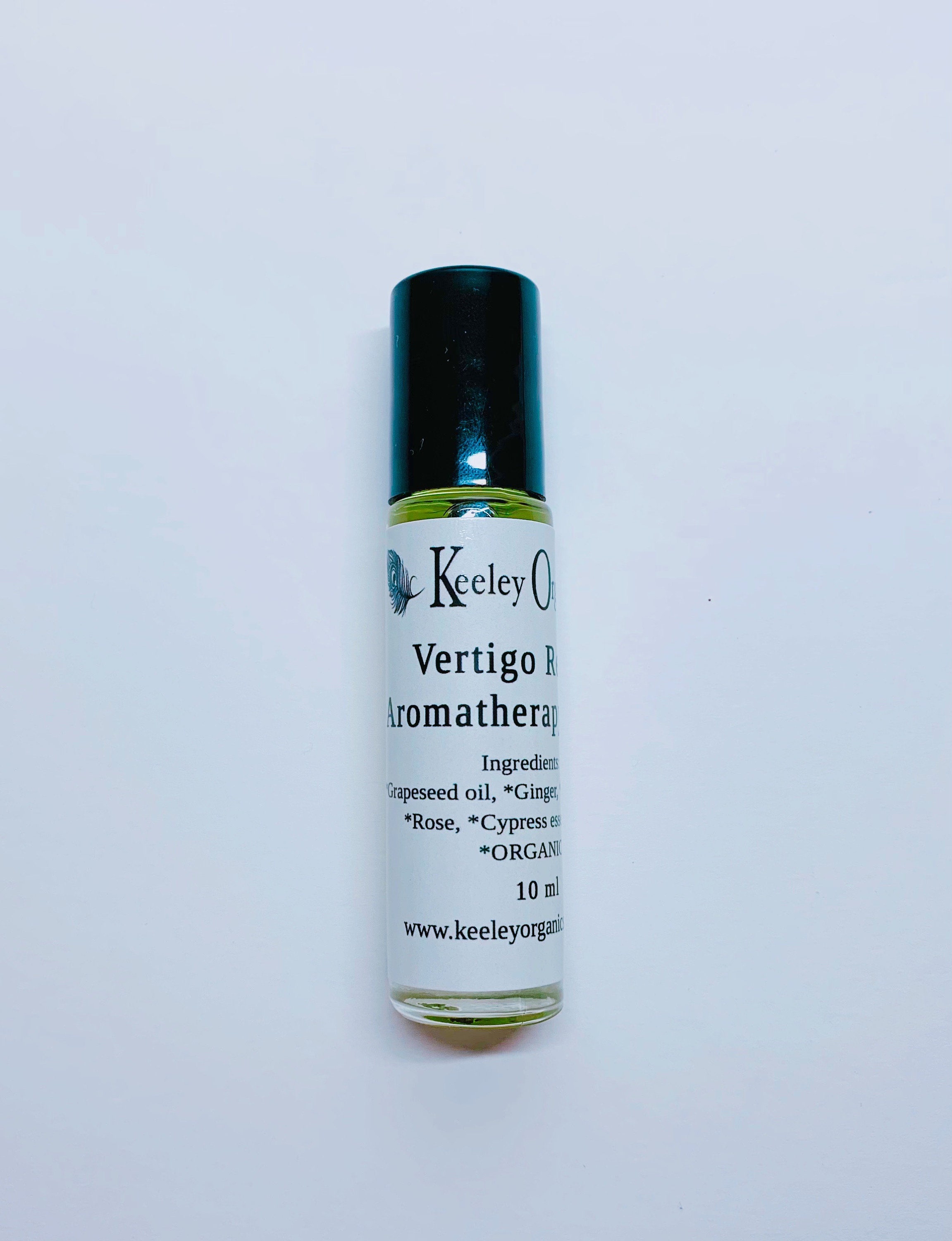 VERTIGO RELIEF Organic Aromatherapy Blend...all Natural Nausea Relief ...