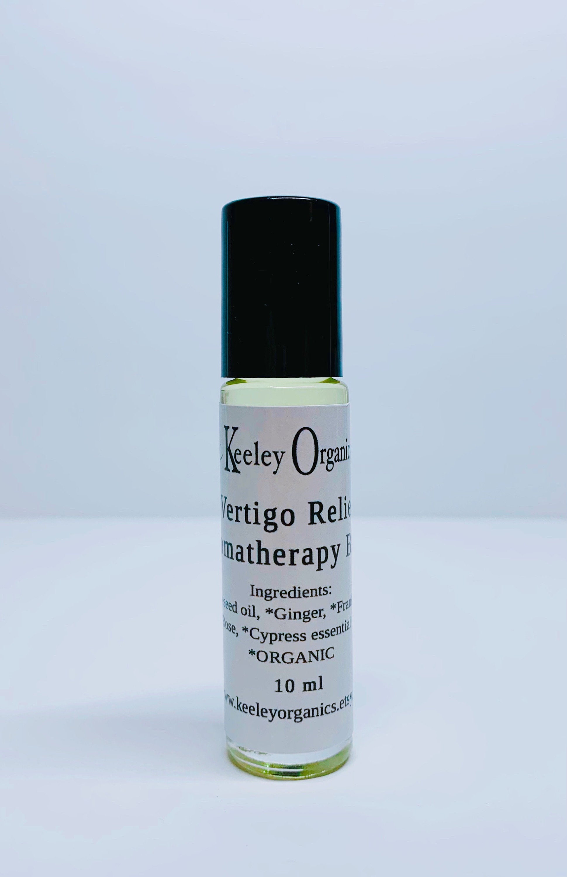 VERTIGO RELIEF Organic Aromatherapy Blend...all Natural Nausea Relief ...