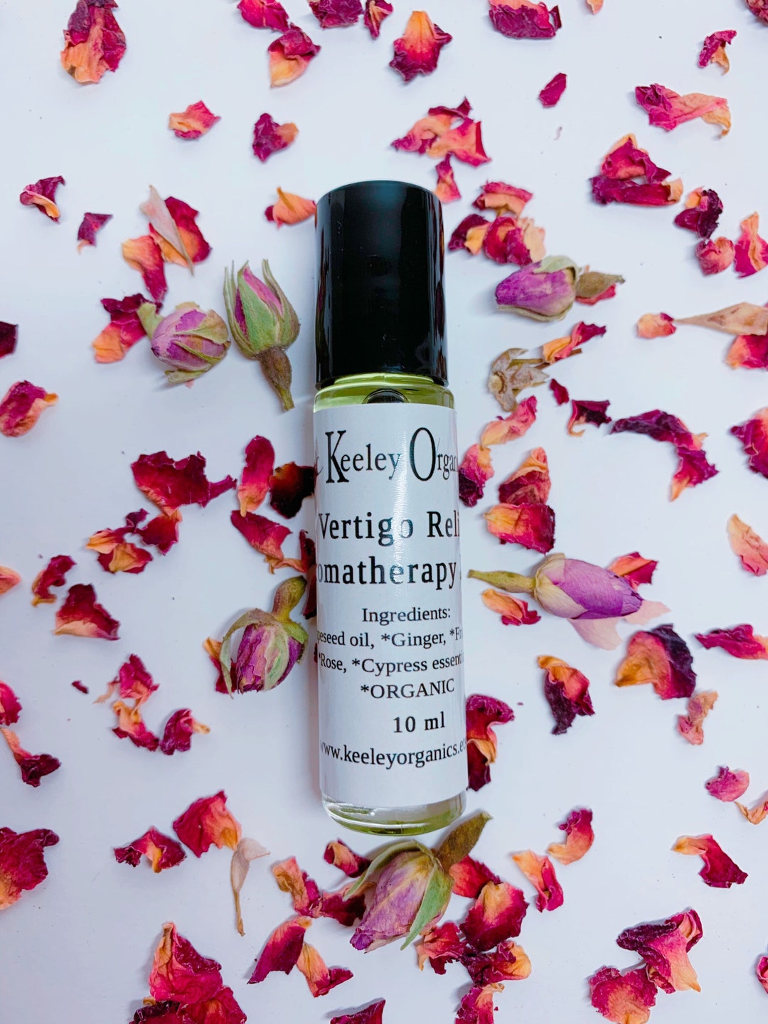 VERTIGO RELIEF Organic Aromatherapy Blend...all Natural Nausea Relief ...