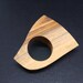 Minimalistic Olive Wood Statement Ring, Simple Geometric Art Jewellery ...
